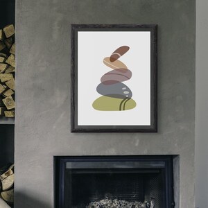 Digital Stone Print Rocks Digital Download Abstract Stone Wall Art ...