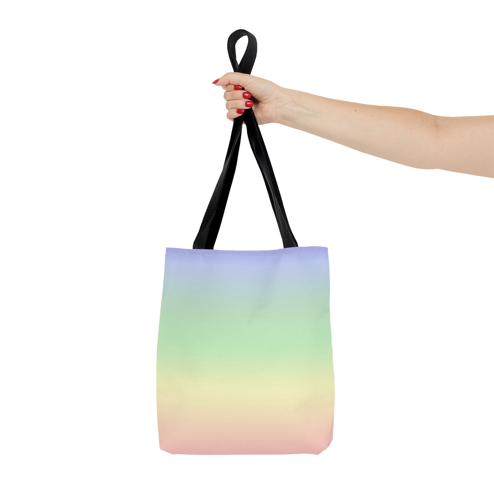 Pastel Tote Bag, Rainbow Colors Bag, Ombre Tote Bag, Gradient Bag ...