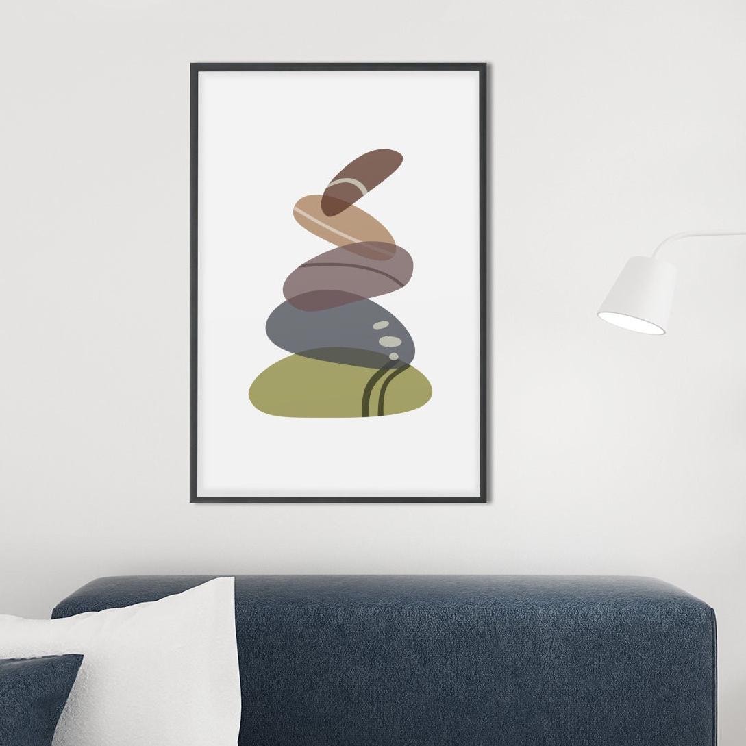 Digital Stone Print Rocks Digital Download Abstract Stone Wall Art ...