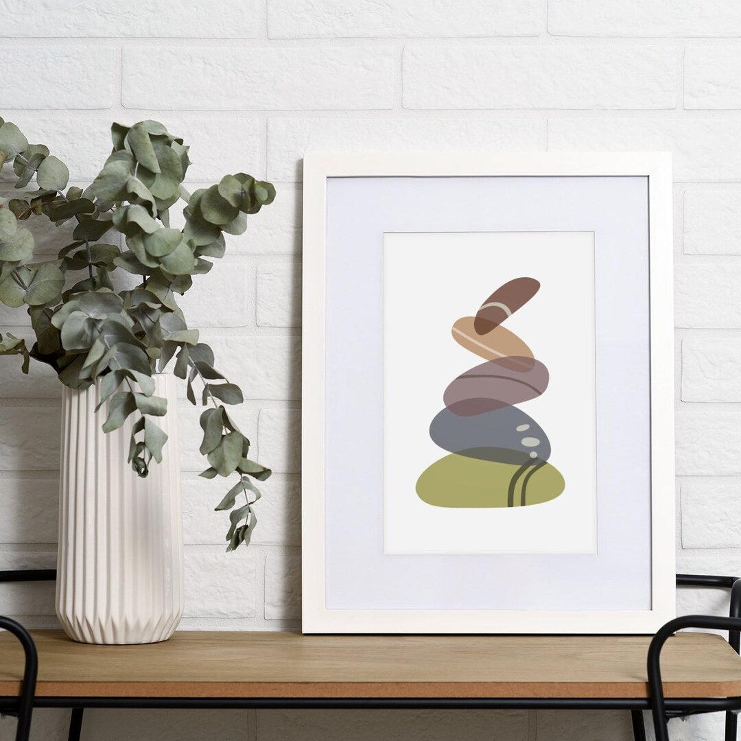 Digital Stone Print Rocks Digital Download Abstract Stone Wall Art ...