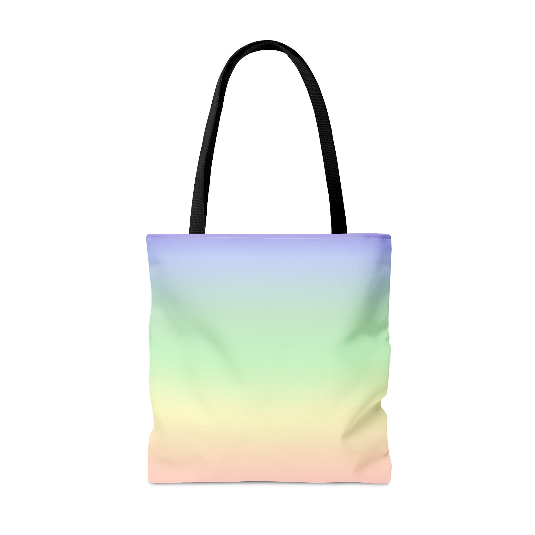 Pastel Tote Bag, Rainbow Colors Bag, Ombre Tote Bag, Gradient Bag ...