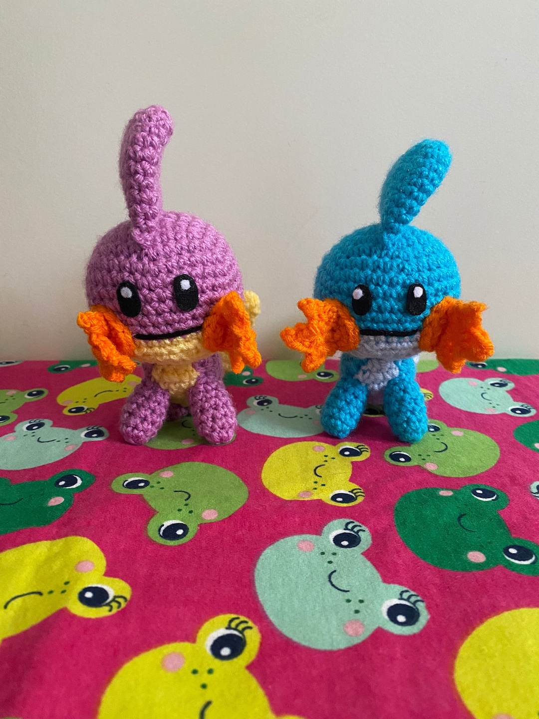 Crochet Mudkip Plush Cute Handmade Pokemon Amigurumi Toy - Etsy