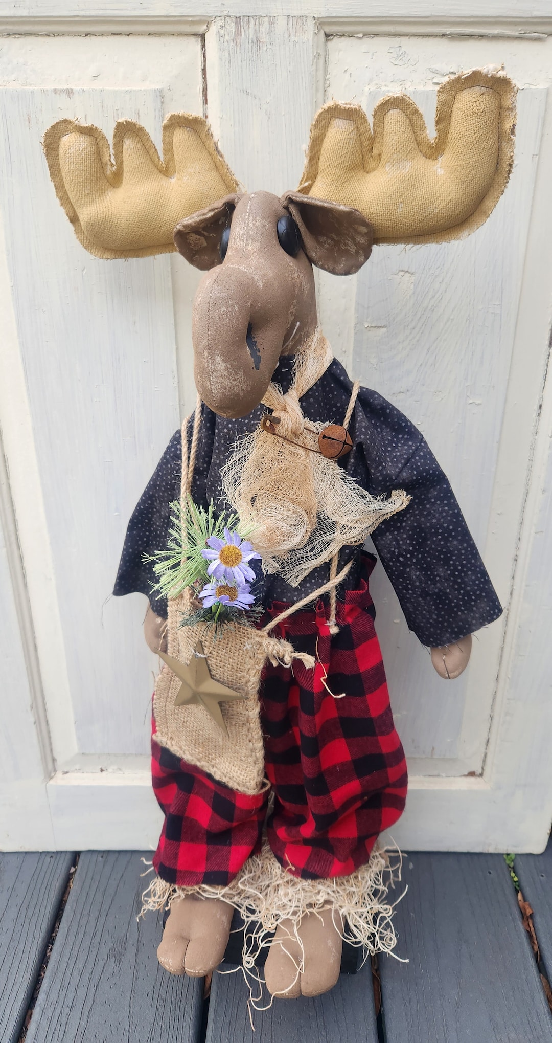 Moose, Handmade Moose, Standing Moose, Cabin Decor, Lodge Decor - Etsy