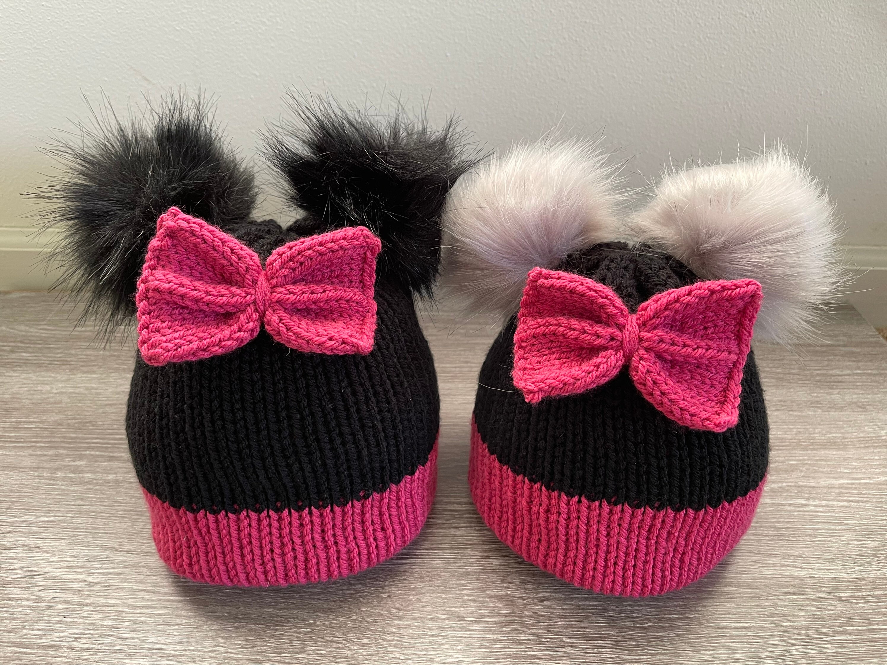 Minnie Mouse Hat, Disney Knit Hat, Childs Theme Hat, Disney Beanie ...