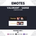 TWITCH/DISCORD EMOTES: Sadge Valorant - Etsy