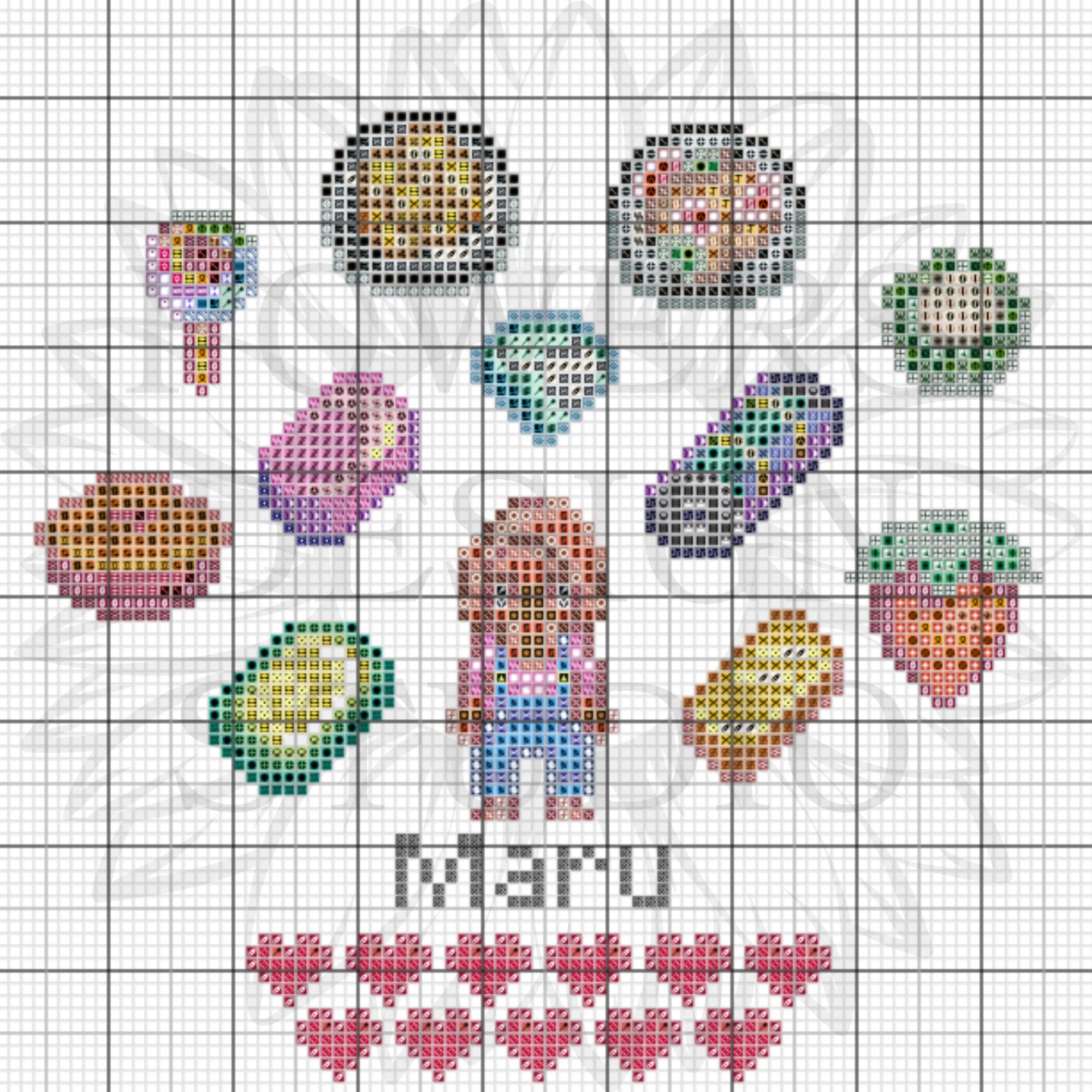 Maru Loves Cross Stitch Pattern - Stardew Valley- Bachelors ...