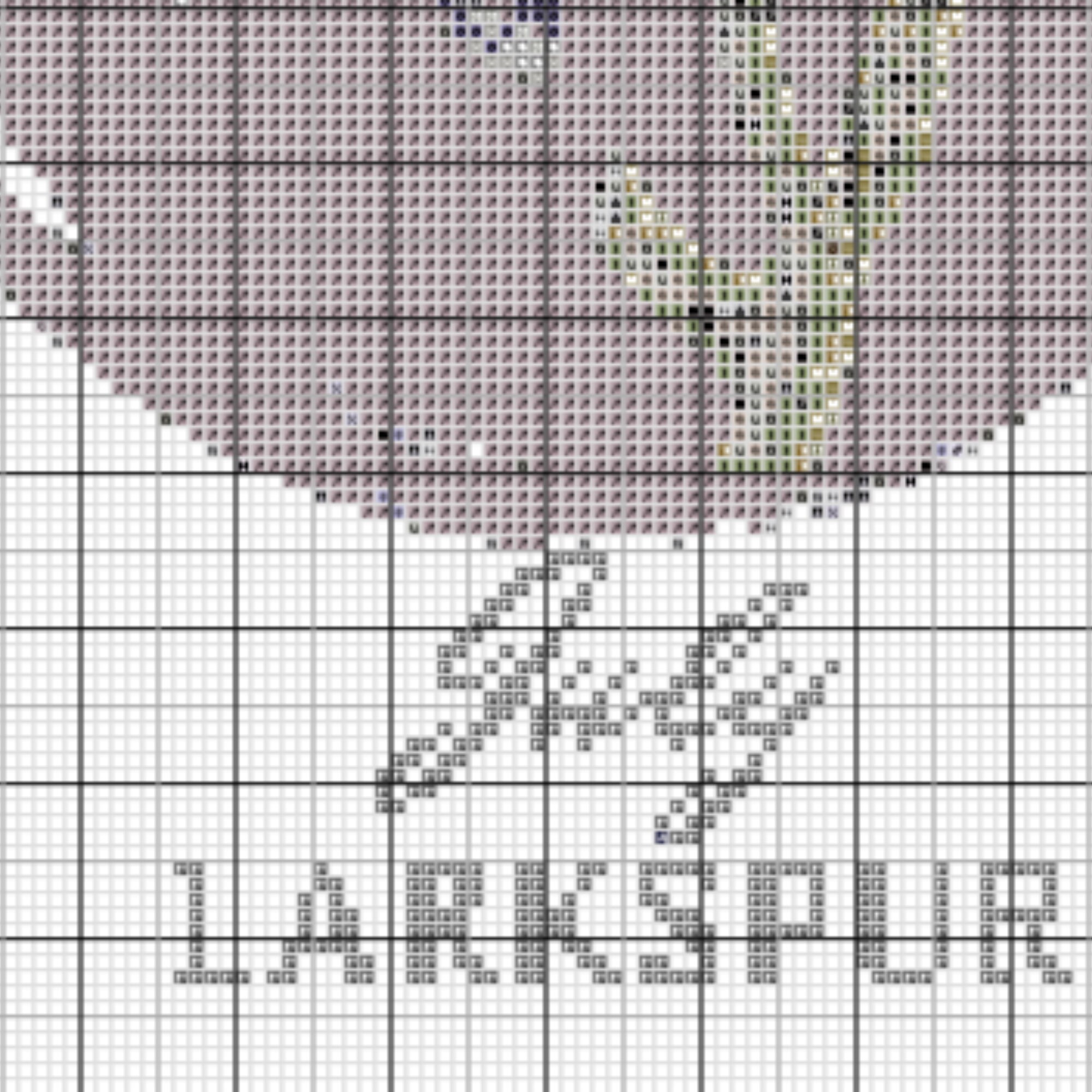 Birth Month Flower L July Larkspur L Cross Stitch Pattern L Floral ...