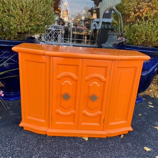 Orange Console Table - Etsy