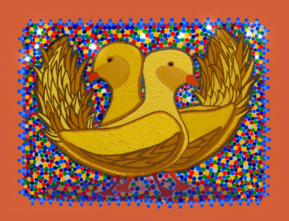 Duck Mosaic Art - Etsy