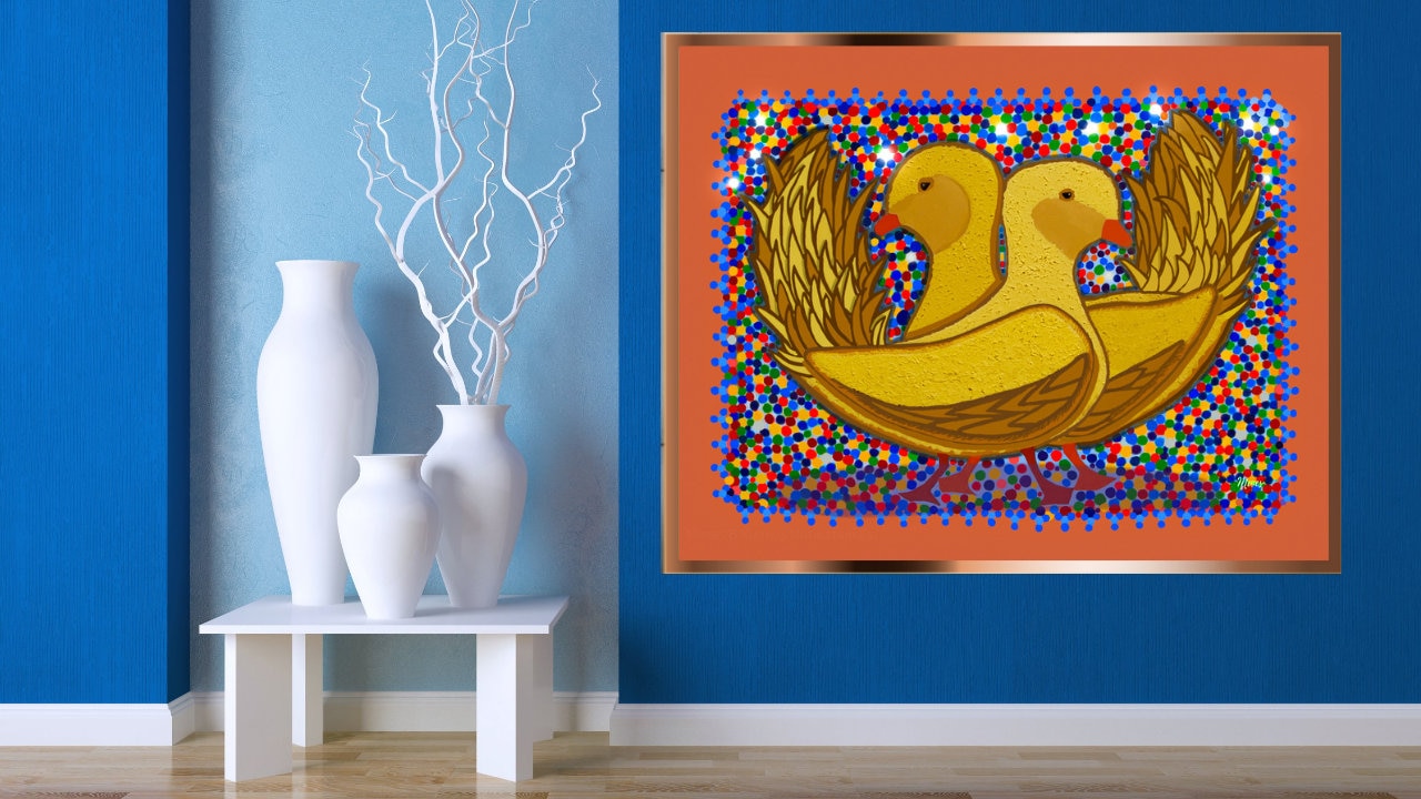 Duck Mosaic Art - Etsy