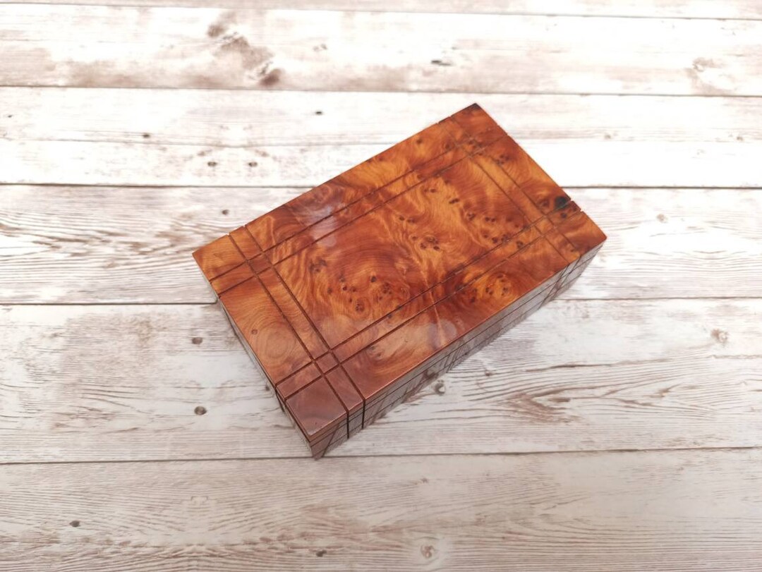Moroccan Gift Puzzle Box Wooden Puzzle Box for Storage - Etsy UK