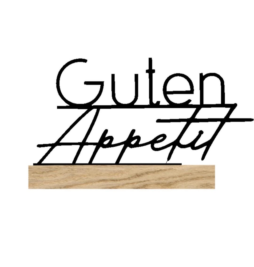 Laser File Bon Appetit Kitchen Blocks Decoration SVG Cutting File Laser ...