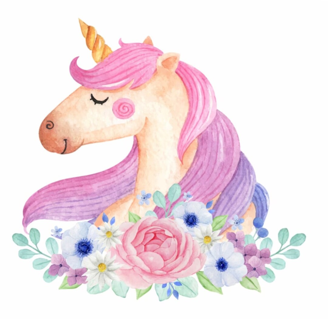 Iron-on Patch Unicorn Children's School Cone Application - Etsy