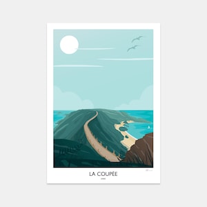 Sark Print, Sark Island Art Print, Print, Travel, Channel Islands, Gift ...