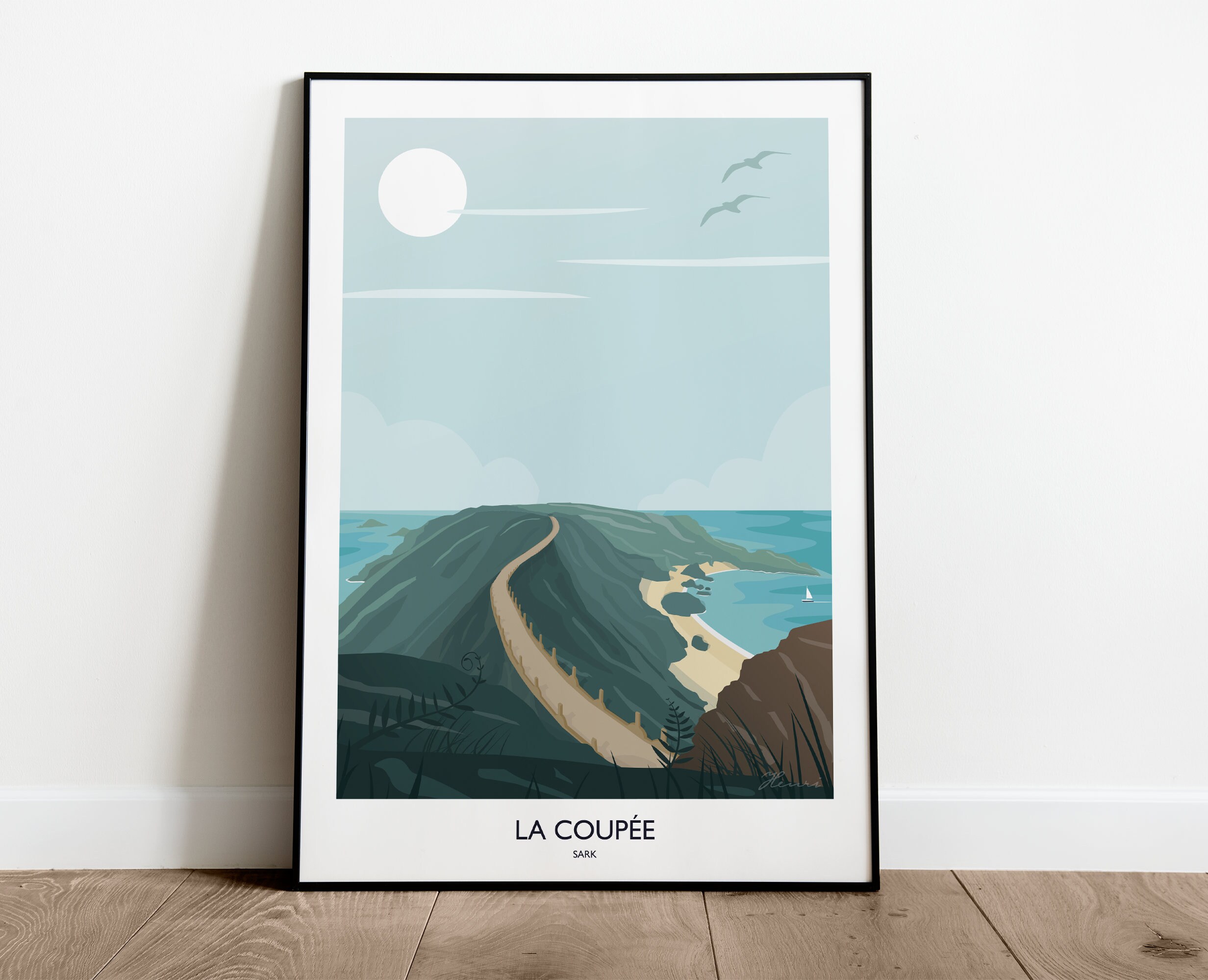 Sark Print Sark Island Art Print Print Travel Channel | Etsy