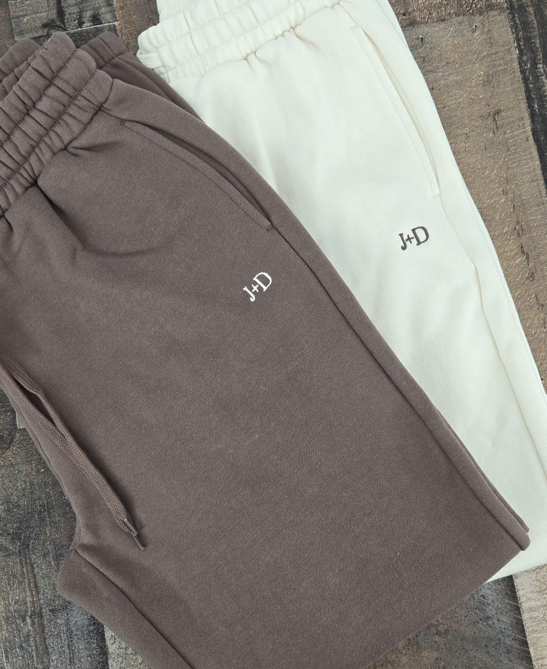 Custom Embroidered Couples Matching Sweatpants, Personalized Couple's ...