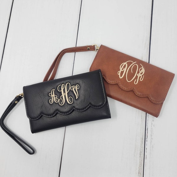Monogrammed Wristlet - Etsy