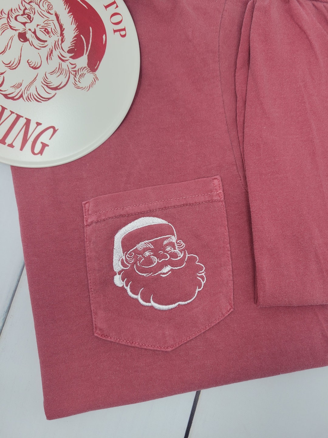 Comfort Colors Vintage Santa Tee,santa T-shirt,retro Santa Shirt,women ...