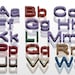 Abc Stl Files - Alphabet 3d Printed, 3d Print File. Abc Digital ...