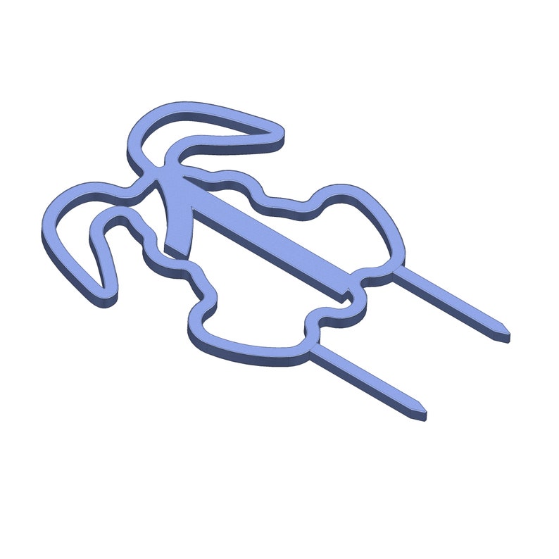 Cake Topper Numbers Svg Bunny Stl File. Rabbit Cake Topper 1 | Etsy