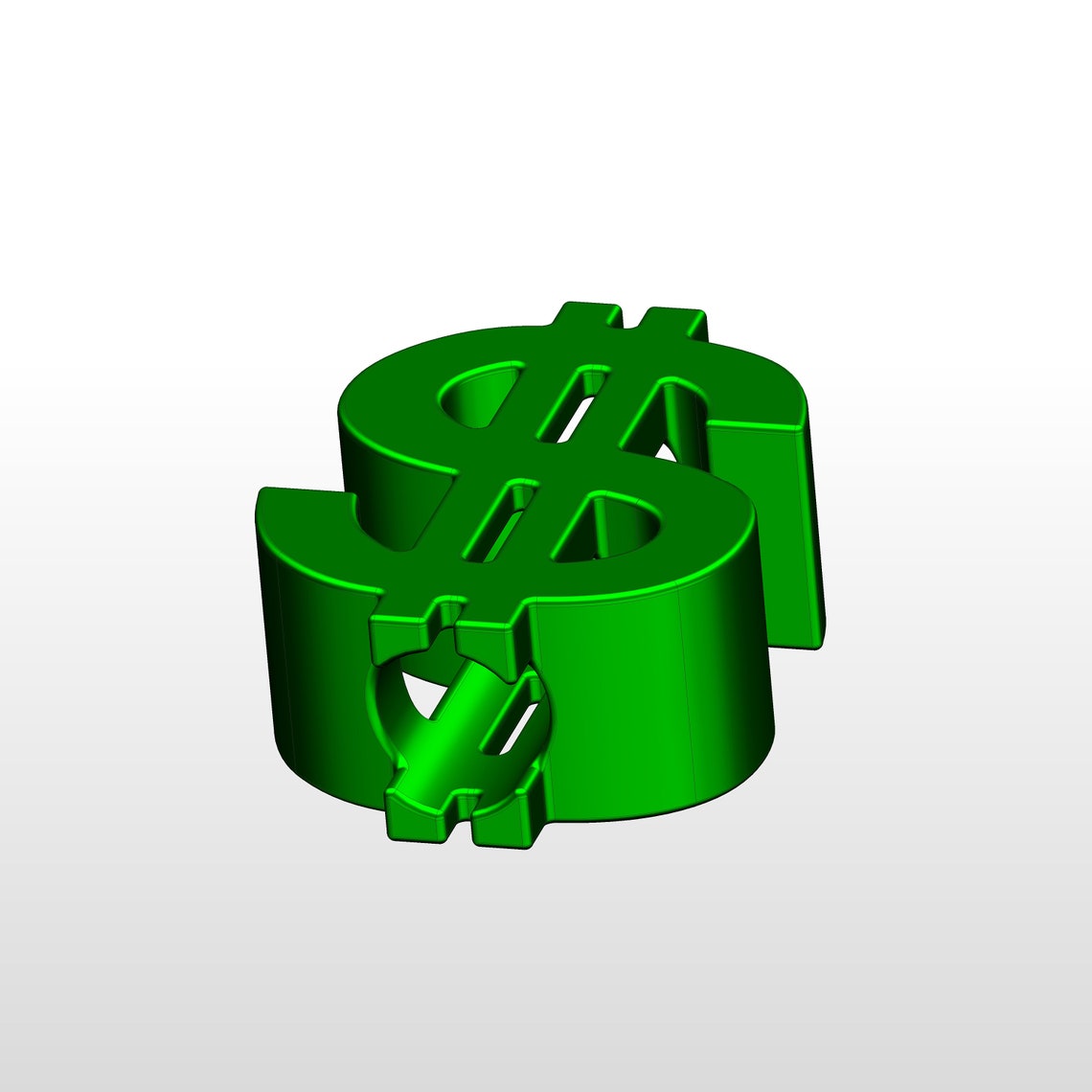 Straw Topper, Dollar Sign, 3d Print File, Stl Files. Tropical Straw ...