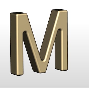 Abc Stl Files - Alphabet 3d Printed, 3d Print File. Abc Digital ...