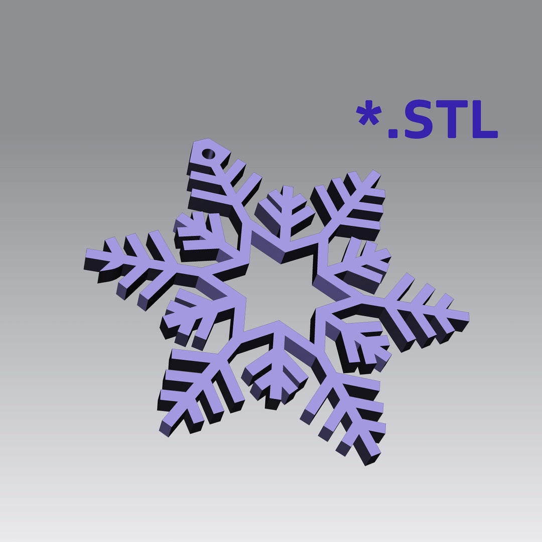 Snowflake Jewelry 3d Print Jewelry Stl File 3d Printing and Cnc Files ...