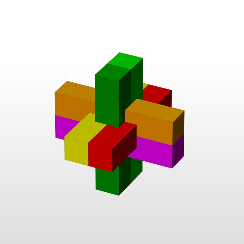 Teaser - Brainteaser 3d Printed Fidget Toy. Logic Puzzle, Conundrum Stl ...