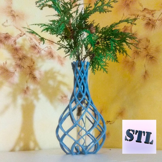 Frame Test Tube Vase Commercial Stl Files for 3d Printing in - Etsy