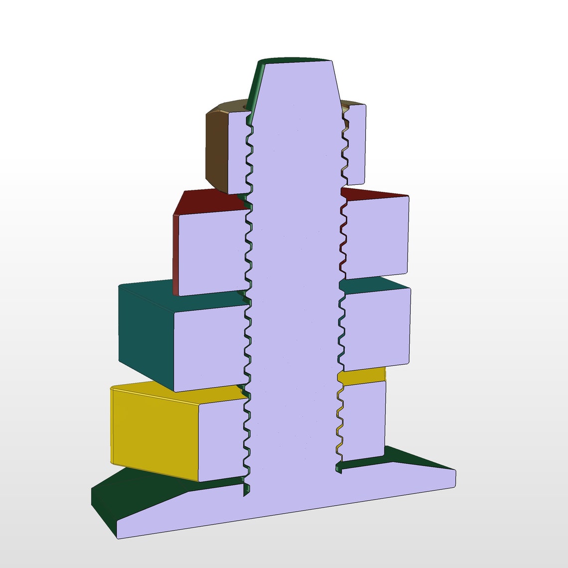 3d Printed Toy Fidget Toy, 3d Print File for Montessori Toddler ...