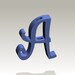 Alphabet Straw Toppers STL File for 3D Printing. ABC Straw Topper Mold ...