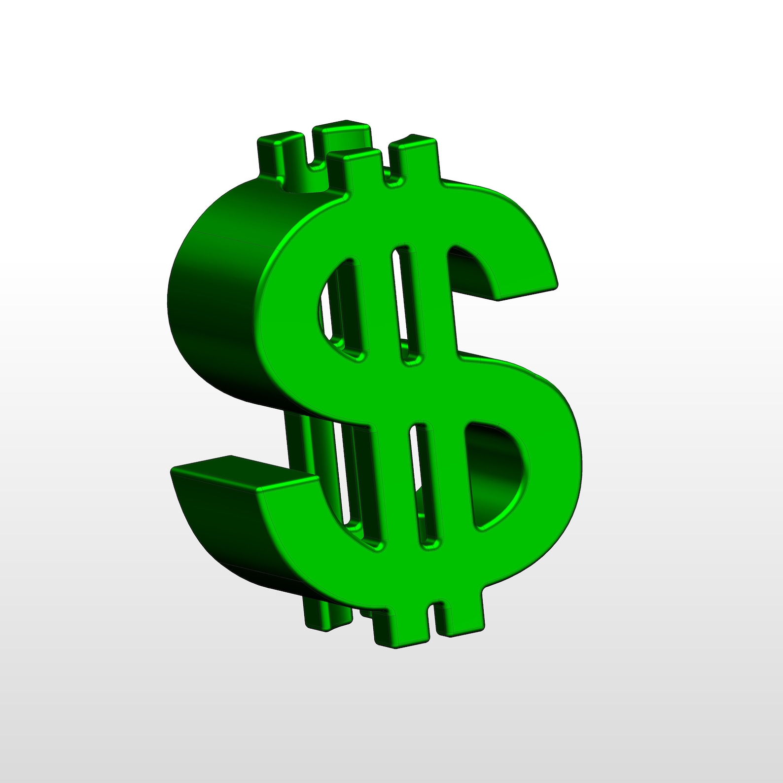 Straw Topper Dollar Sign 3d Print File Stl Files. Tropical - Etsy