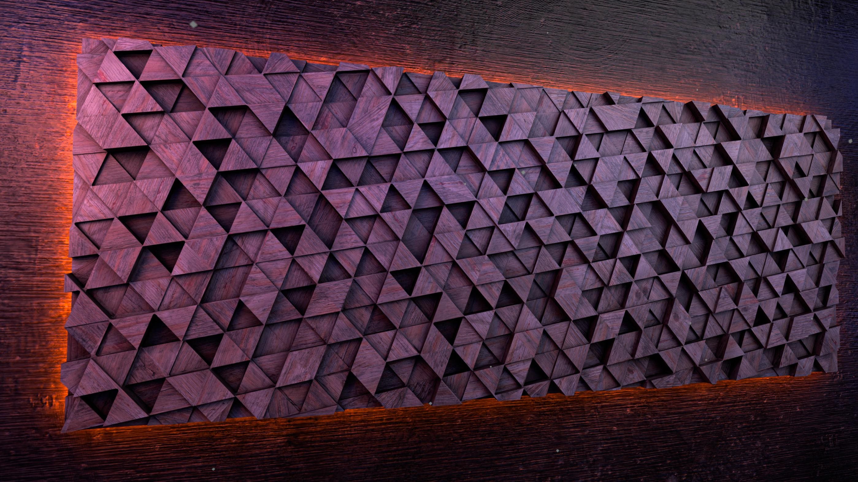 Geometric Triangle Wall Panels - Cnc-ready 3D Model STL Files - Etsy