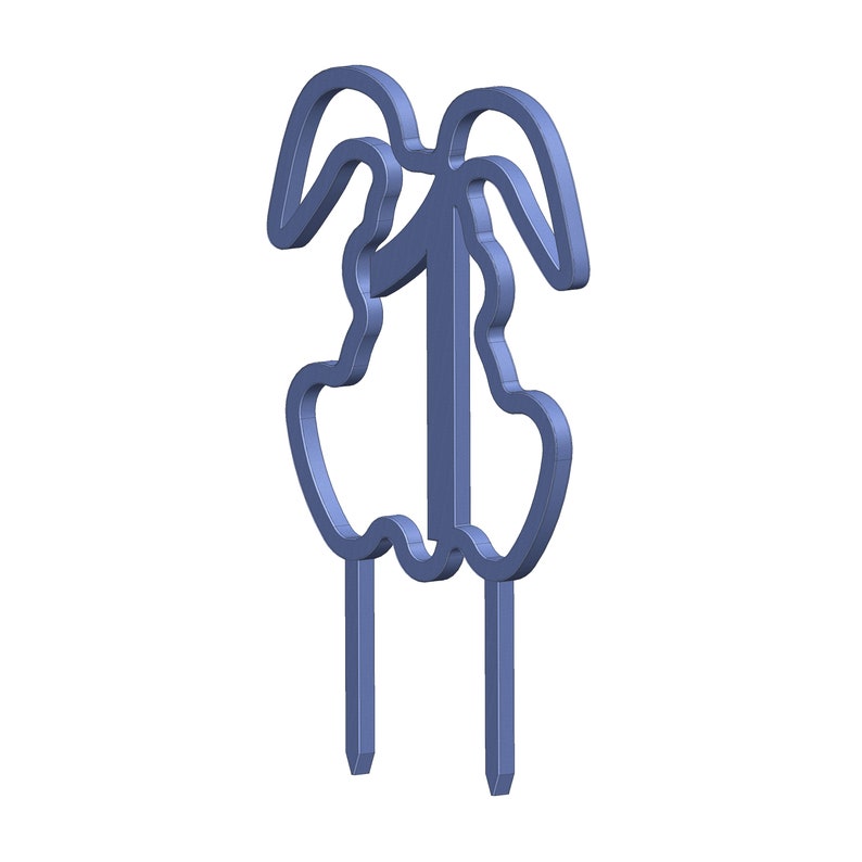 Cake Topper Numbers Svg Bunny Stl File. Rabbit Cake Topper 1 | Etsy