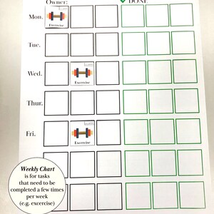 Responsibility Chores Charts POINT-BASED Printables PDF for Kids and ...