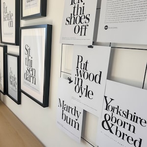 Yorkshire Dialect Print, Yorkshire Slang, Mek Thi Sen at Home ...