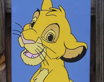 Yellow Simba Art - Etsy