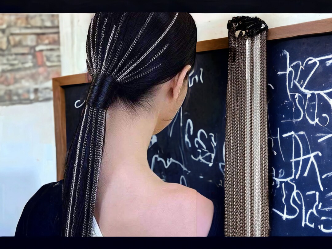 Clip on Chain Hair Clip Hair Accessories - Etsy