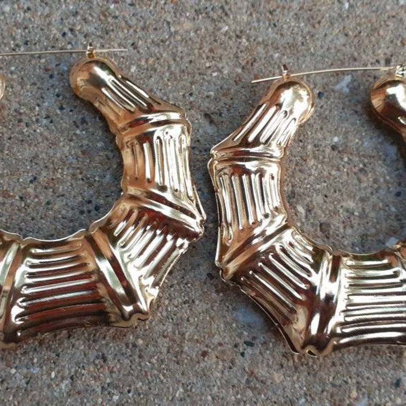 Bamboo Earrings - Etsy