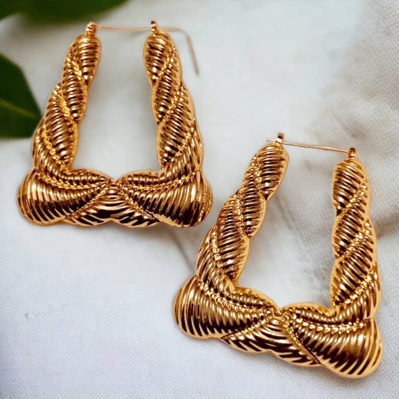 Gold Hip Hop Earrings - Etsy