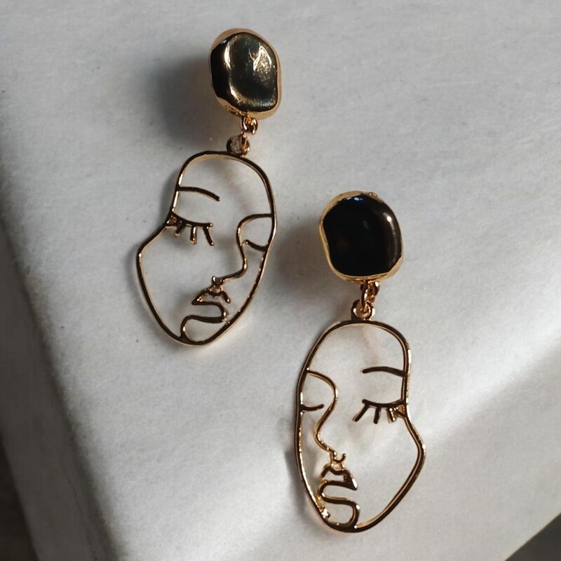 Abstract Earrings - Etsy