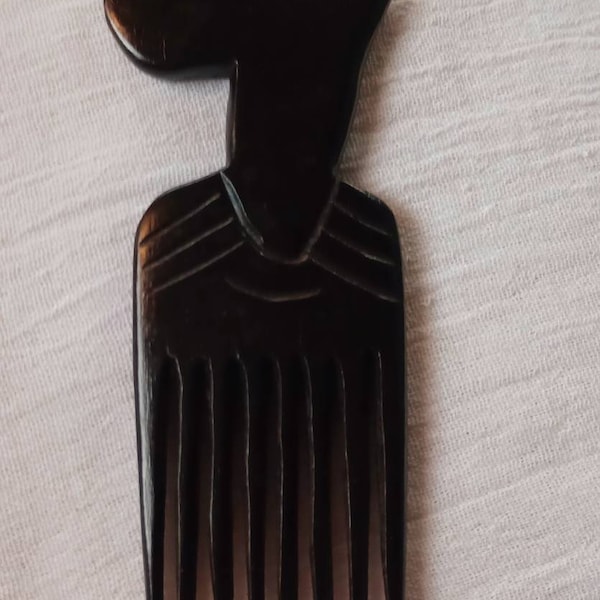 Ebony Hair Pick - Etsy