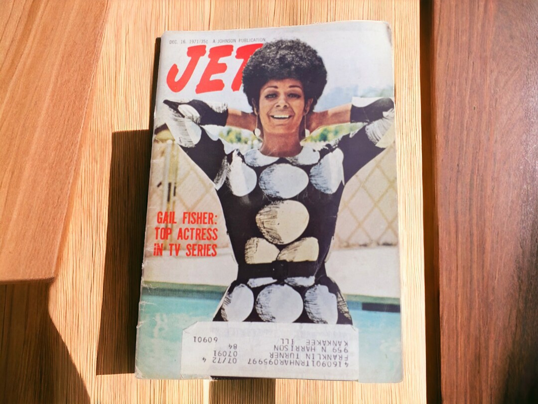 Jet Magazine December 1971 Gail Fisher - Etsy