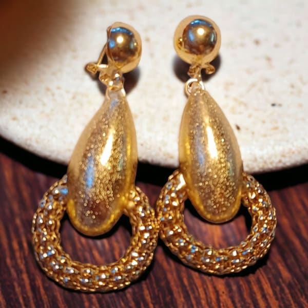 Chain Clip on Earrings - Etsy