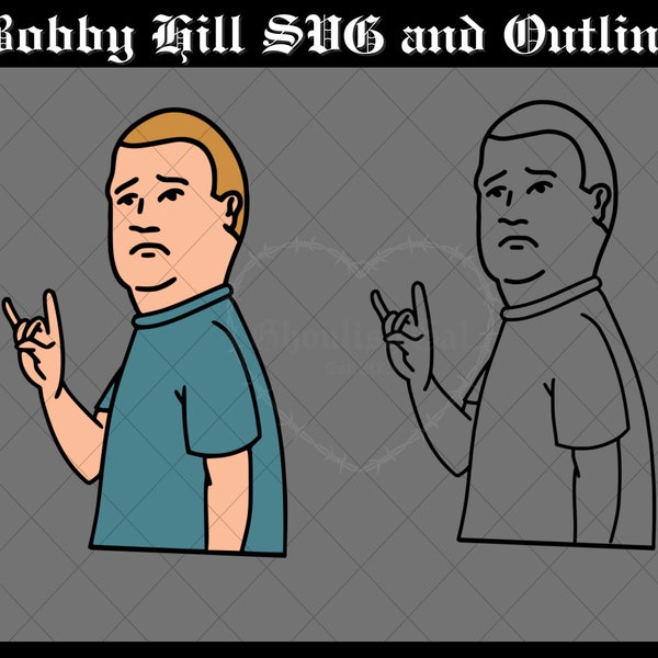 Bobby Hill Svg - Etsy