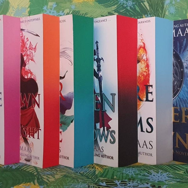 Throne of Glass Set Sprayed Edges - Etsy
