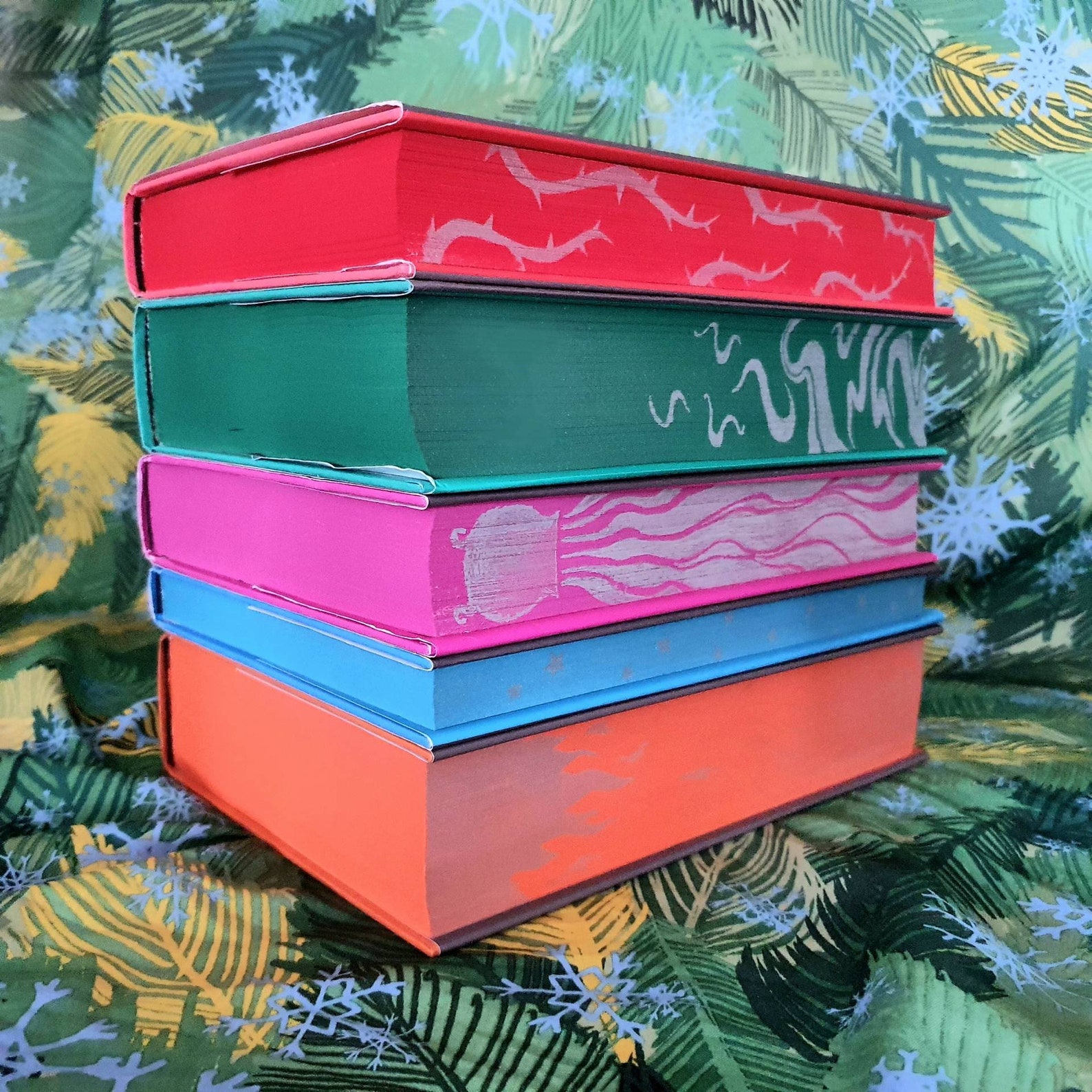 ACOTAR Silver Stencil Sprayed Edge Set | Etsy