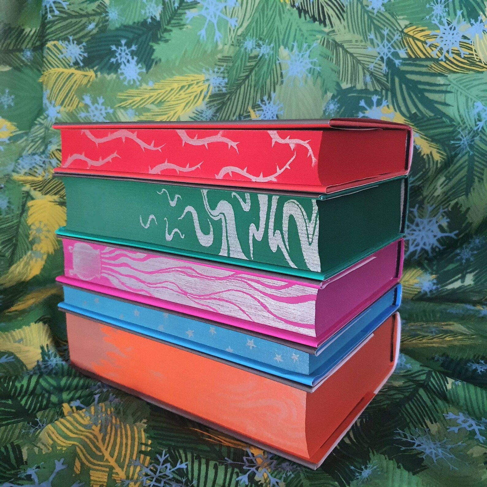 ACOTAR Silver Stencil Sprayed Edge Set | Etsy