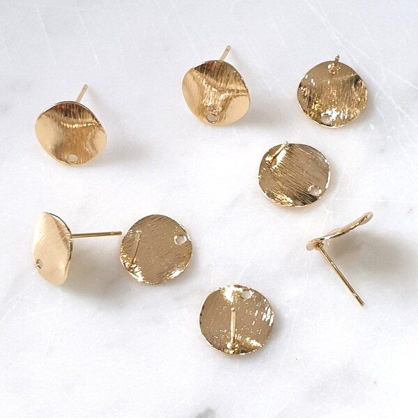 Textured Earrings - Etsy