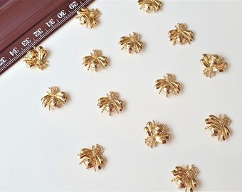 Bow Tie Sideways Connector Crystal Pave Curved Connector for - Etsy